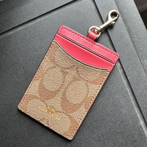 Coach | Bags | Small Coach Wallet With Clasp Has Section For Visible Id ...